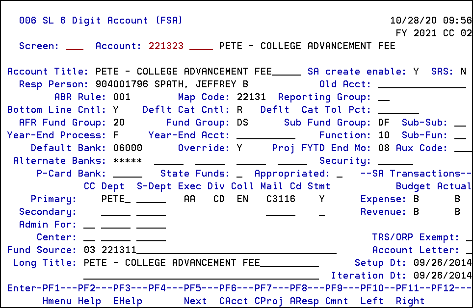 Understanding the FAMIS Chart of Accounts Structure