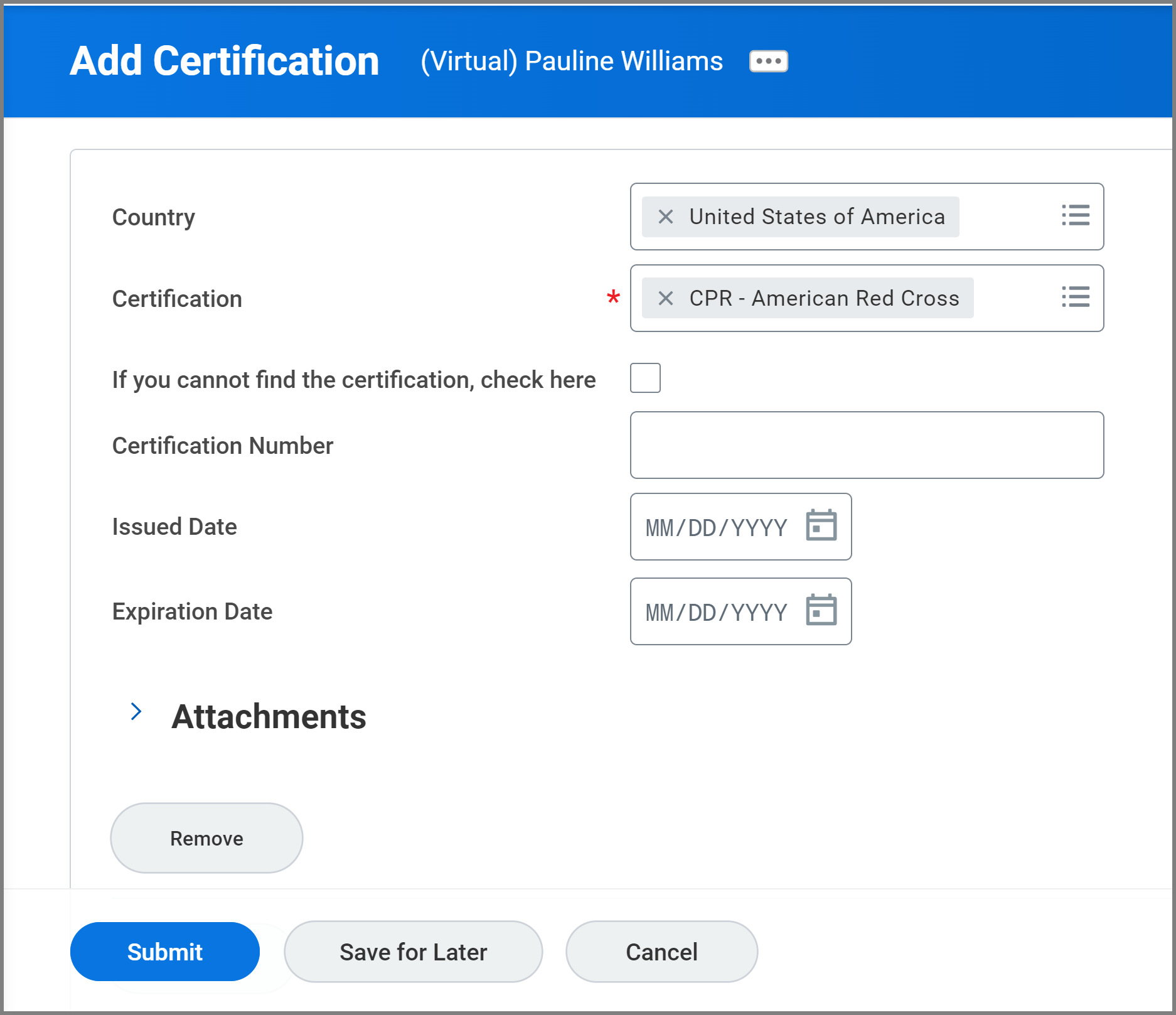 Manage Your Certifications and Licenses
