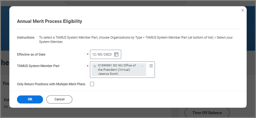 Managing the Merit Process